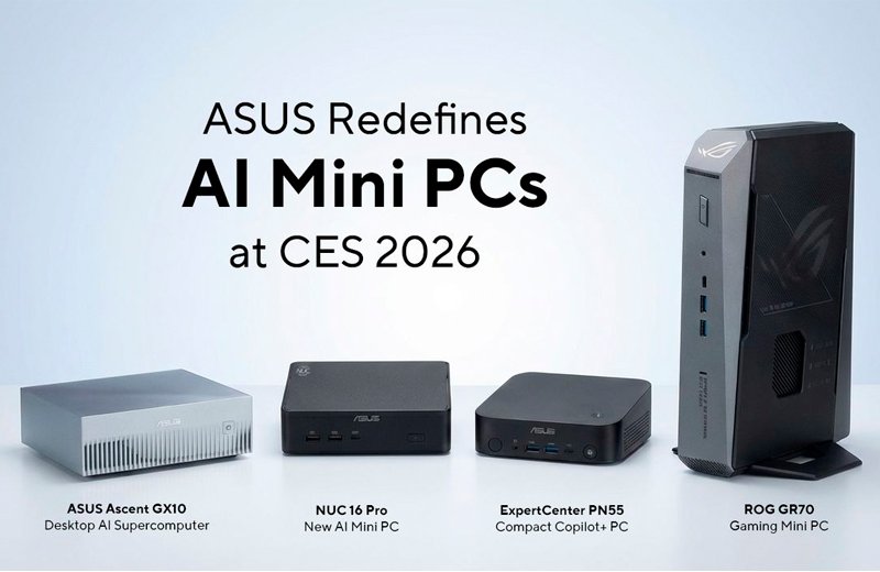 ASUS presenta sus nuevas mini PCs en CES 2026 – TIGMX